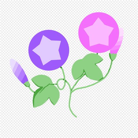 牽牛花卡通素材下載PSD圖案素材免費下載圖片尺寸2000 2000px Lovepik