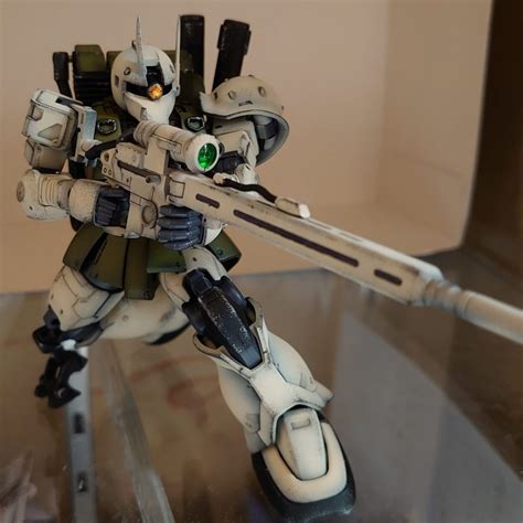 Hg改造 ザク・スナイパー ヨンム・カークス機｜delta16さんのガンプラ作品｜gunsta（ガンスタ）