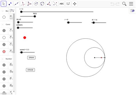 Drawing Curves Geogebra