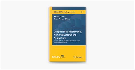 ‎computational Mathematics Numerical Analysis And Applications On