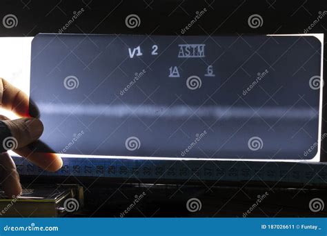 Radiography Of Weld On Gas Pipeline Royalty Free Stock Image