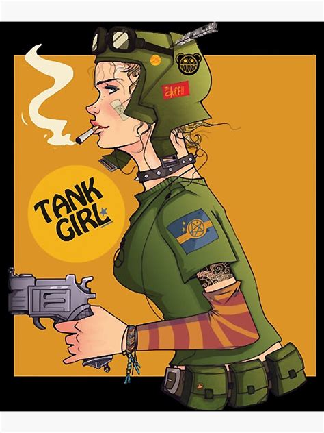Tank Girl Poster For Sale By Falbolllistrer Redbubble