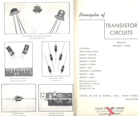 Principles Of Transistor Circuits [semiconductor Principles