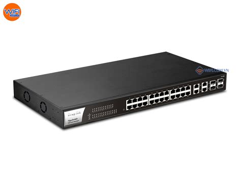 Smart Switch DrayTek 24 Port Gigabit VigorSwitch G1282