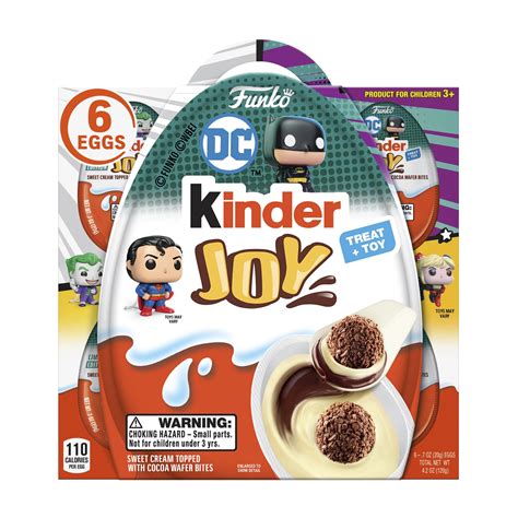 Kinder Joy Egg 6 Eggs Sweet Cream And Chocolatey Wafers Bits Dc