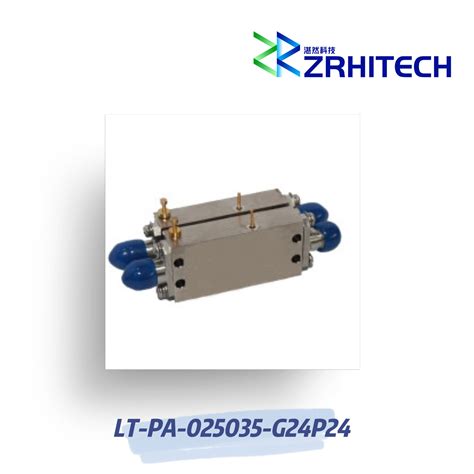 25 To 35 Ghz 24dbm Power Amplifier With 24db Small Signal Gain