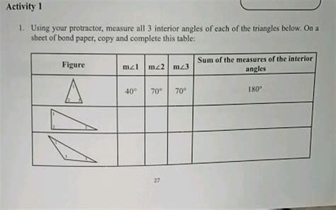Activity 1 1 Using Your Protractor Measure StudyX