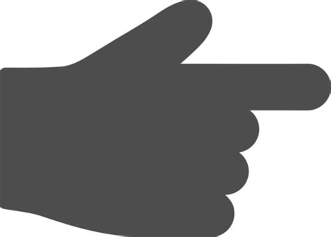Pointer Handseticon Icon Finger Signal Vector Icon Finger Signal Png