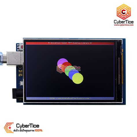 สอนใช้งาน arduino จอแสดงผล lcd tft สี 3 5 นิ้ว tft color display module 320x480 high definition