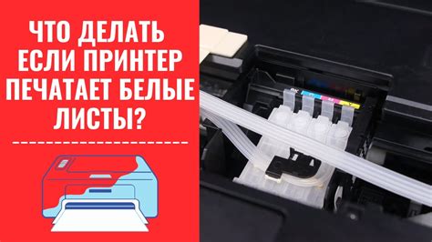 Что делать если новый принтер печатает пустые листы Youtube