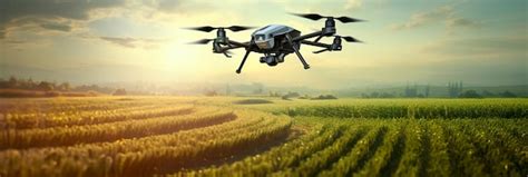 Premium Ai Image Utilize Drones Equipped With Sensors And Cameras To Monitor Crop Health