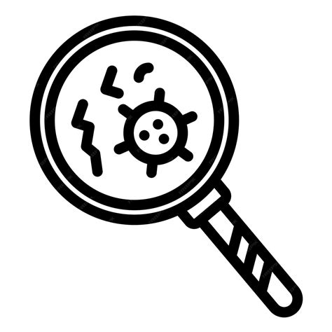 Premium Vector Pathogen Detection Vector Icon Illustration Of