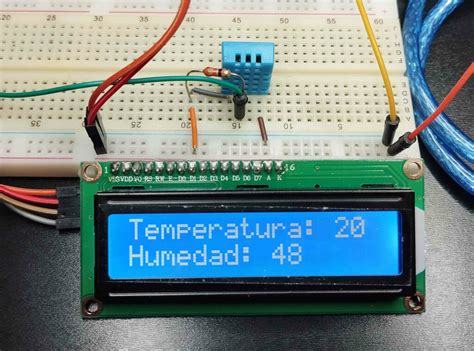 Temperatura Y Humedad En Lcd Para Arduino