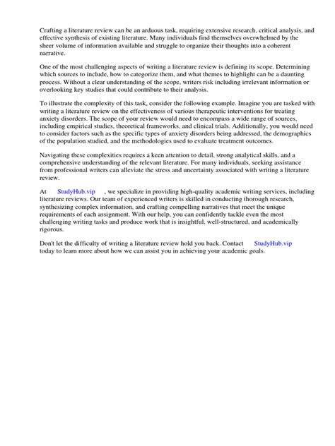 Literature Review Scope Example Pdf Essays Literature Review