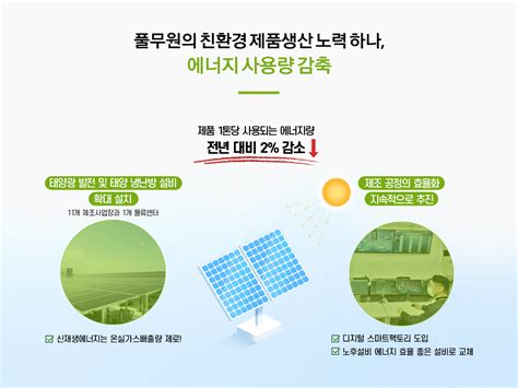 풀무원의 Esg경영⑨ 자원은 아끼고 폐기물은 줄이는 풀무원의 친환경 제품생산