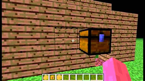 Minecraft Hidden Chest Tutorial Youtube