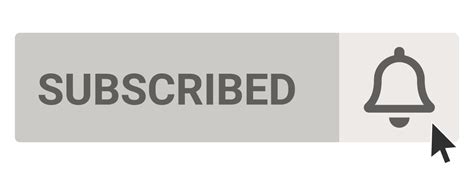 YouTube Subscribe Button PNG Vector