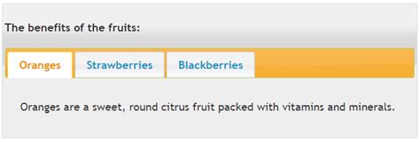 Jquery Ui Tabs Syntax And Parameters Examples Of Jquery Ui Tabs