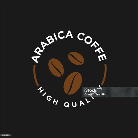 Vektor Desain Logo Kopi Ilustrasi Stok Unduh Gambar Sekarang Biji