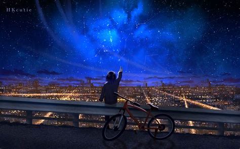 星空 星星 夜景 城市图片 尺寸2560x1600 BoBoPic