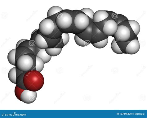 Docosahexaenoic Acid Dha Cervonic Acid Molecule Polyunsaturated