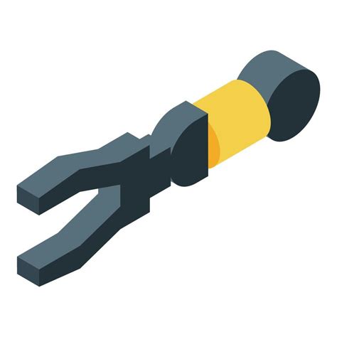 Robot Arm Picking Up Object Isometric Illustration 48779774 Vector Art At Vecteezy