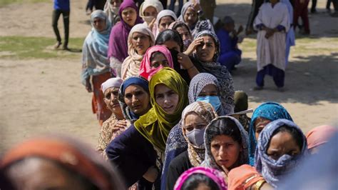 Jammu And Kashmir Record 6388 Overall Voter Turnout 6969 Citizens