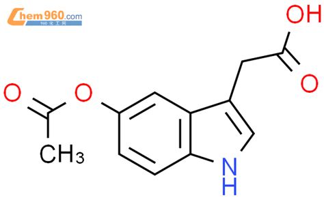 63389 33 3 2 5 Acetyloxy 1h Indol 3 Yl Acetic Acid化学式、结构式、分子式、mol
