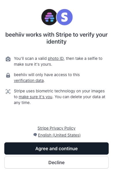 How To Confirm Your Account With Stripe Identity Verification
