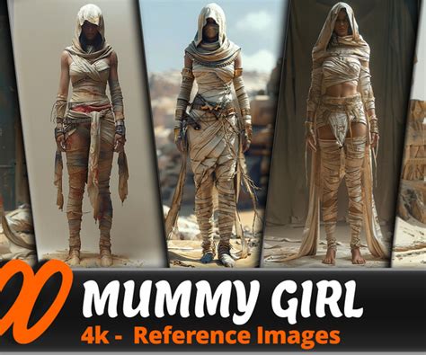 Artstation Mummy Girl Vol 09 4k Reference Image Artworks