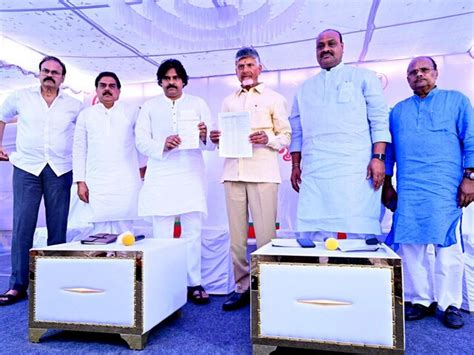 Bjp Tdp Jana Sena Alliance Announced Naidu Ready To Give Up 8 Lok