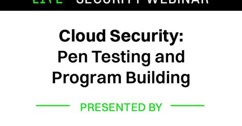 Trustedsec Cloud Security Pen Testing And Program Building