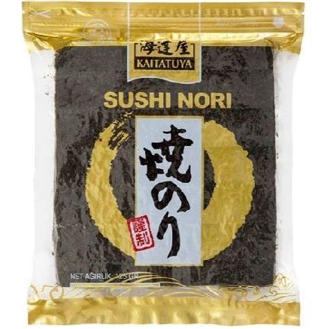 Kaitatuya Yaki Sushi Nori Seaweed Leaf Blue 50 Sheets 125 G Fiyatı