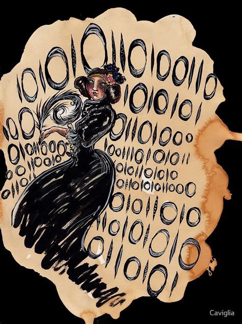 Binary Ada Lovelace Enchantress Of Numbers By Caviglia Redbubble