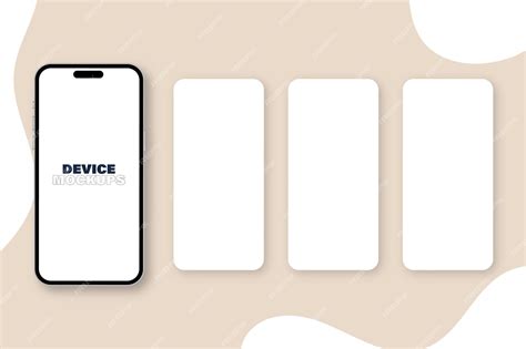 Premium Vector Mobile Ui Ux Mockup Application Interface Smartphone