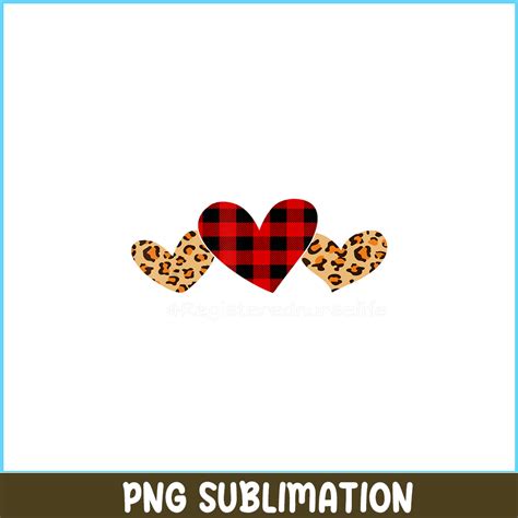 Buffalo Plaid Hearts PNG Sweet Valentine PNG Valentine Hol Inspire