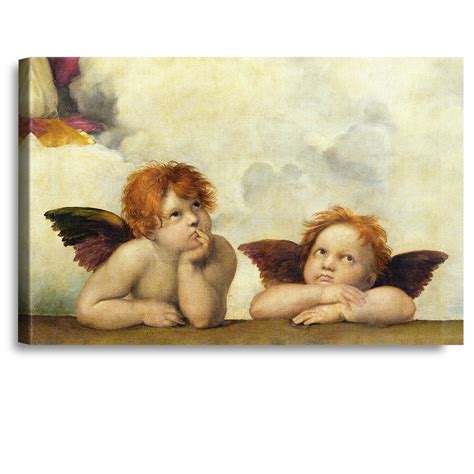 Astoria Grand Two Angels Cherubs Detail Of The Sistine Madonna By