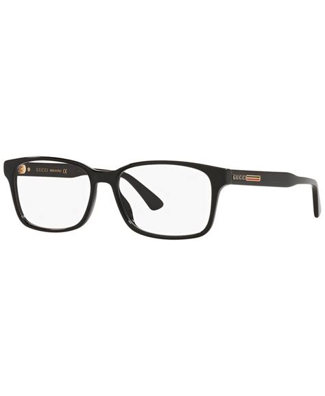 Gucci Mens Rectangle Eyeglasses Gc001496 Macys
