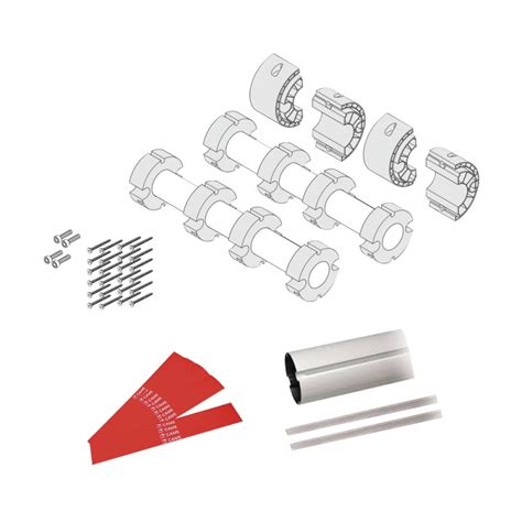 Kit de mástil para barreras GARD8 Incluye 2 secciones tubulares de 4m