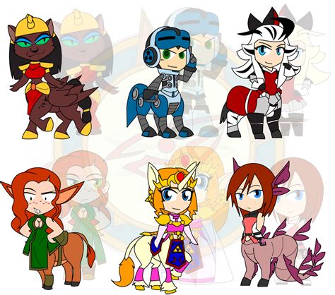 Assorted Chibis Au 130 Centauring Around By Dragon Fangx On Deviantart