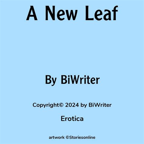 A New Leaf Erotica Sex Story