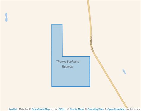 Thoona Bushland Reserve In Thoona Map And Routes