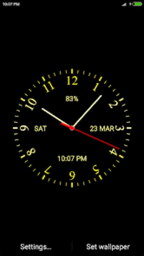 Analog Clock Live Wallpaper For Android Download