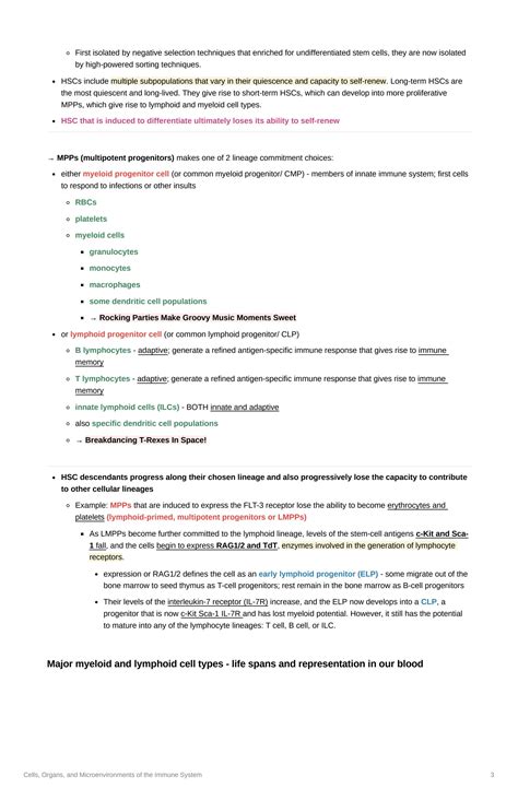 SOLUTION Immunology Notes Cells Organs And Microenvironments Of The Immune System Studypool
