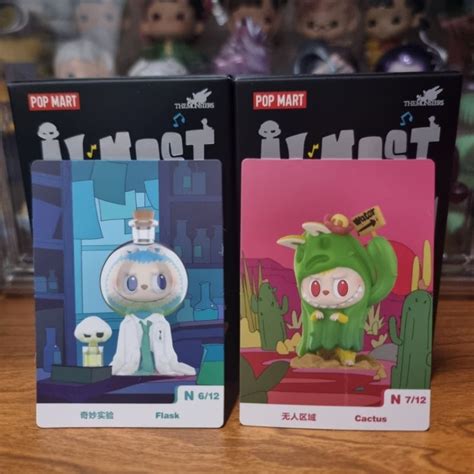 Pop Mart The Monsters Labubu Almost Hidden Selected Flask And Cactus