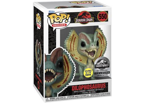 Funko Pop Filme Jurassic Park Dilophosaurus Gitd Jurassic World