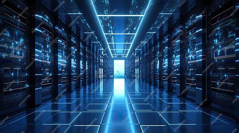 Premium Ai Image A Photo Of A Supercomputer In A Data Center