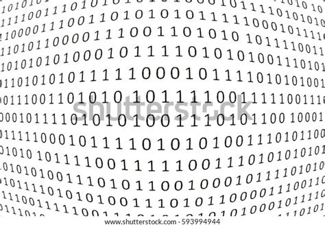 Abstract Background Binary Code Data Algorithm Stock Illustration