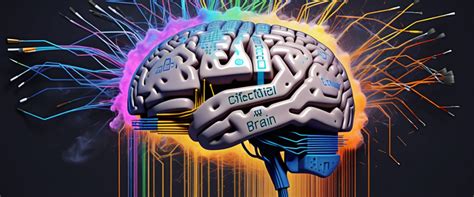 Artificial Brain Made Of Electric Circuits And Developer Code Matrix