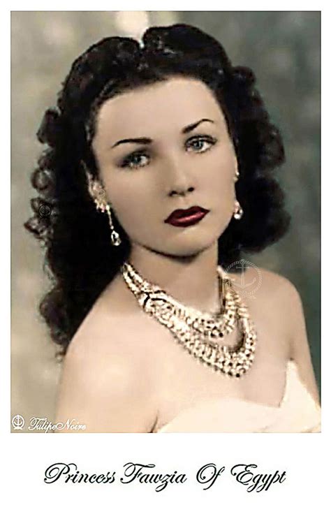 Princess Fawzia Of Egypt A Got Colored Fawzia Fuad Of Egypt
